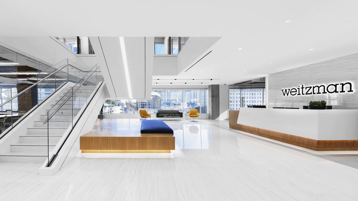As employees return, Weitzman shows off newly renovated headquarters ...