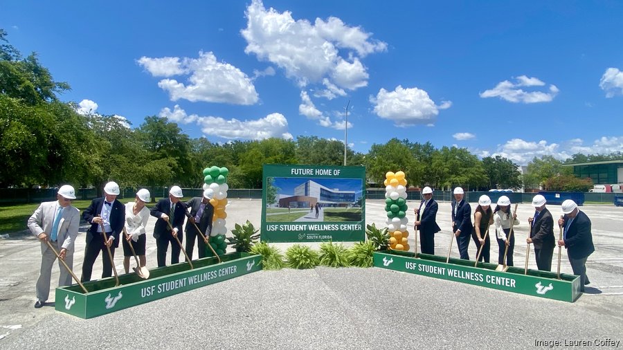USF breaks ground on wellness center - Tampa Bay Business Journal
