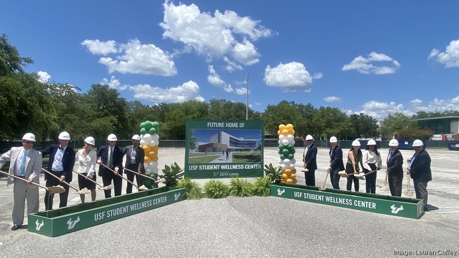 USF breaks ground on wellness center - Tampa Bay Business Journal