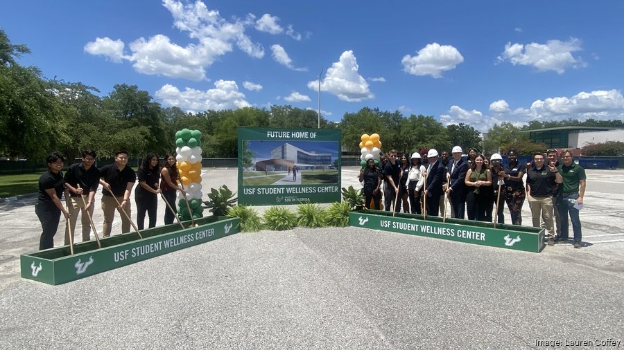 USF breaks ground on wellness center - Tampa Bay Business Journal