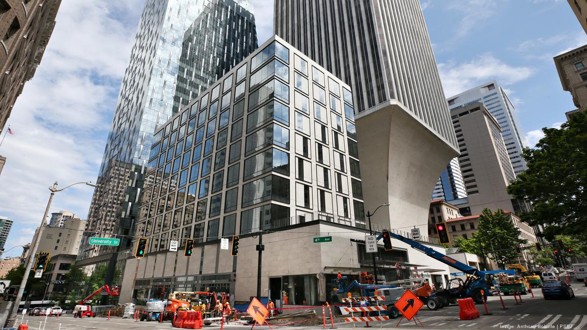 Wright Runstad, Intercontinental open 'jewel box' office building at Seattle's Rainier Square ...