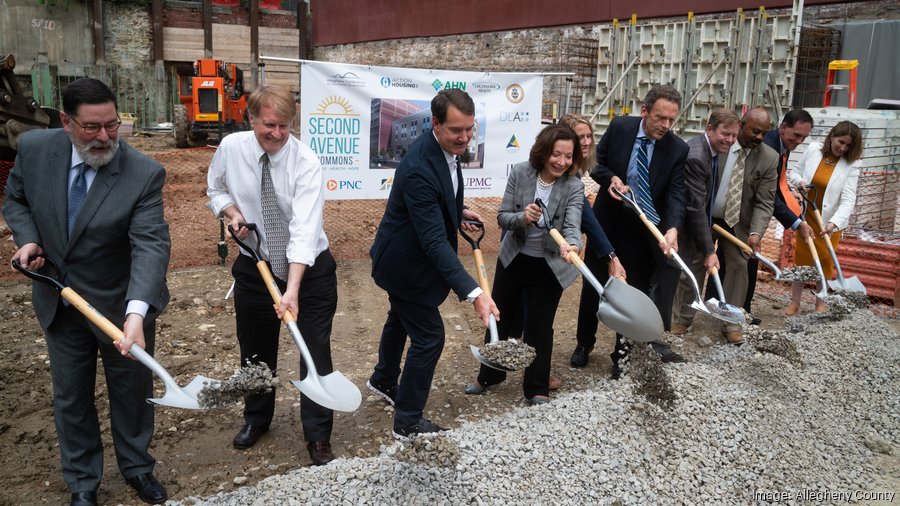 Corporate and local government leaders break ground for homeless ...