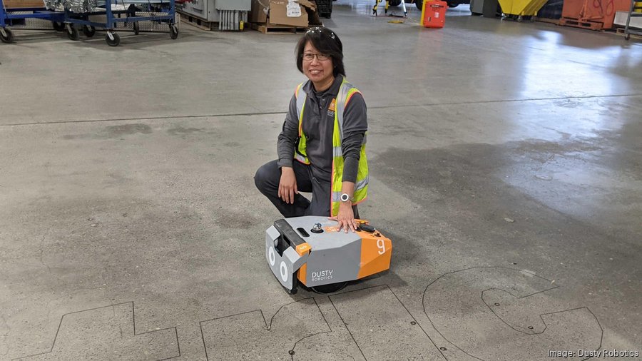 Mountain View-based startup Dusty Robotics draws an outline for future ...
