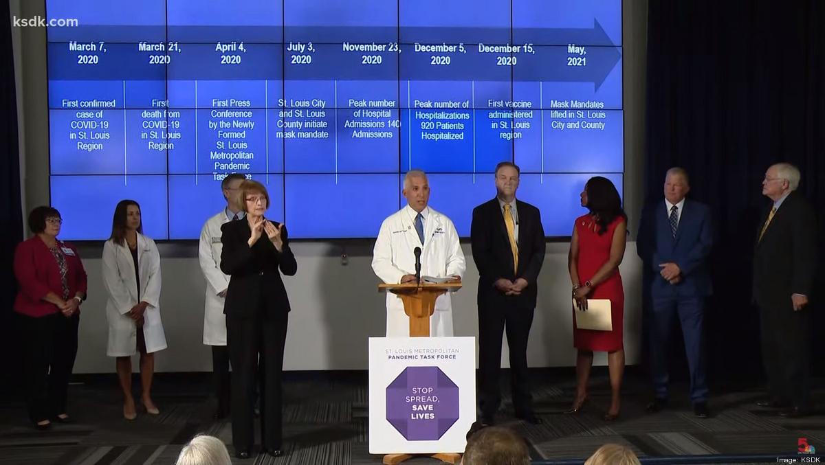 St. Louis pandemic task force gives final live briefing - St. Louis ...