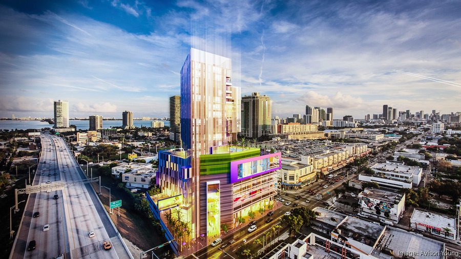 Triptych hotel development site in Miami listed for sale - South ...