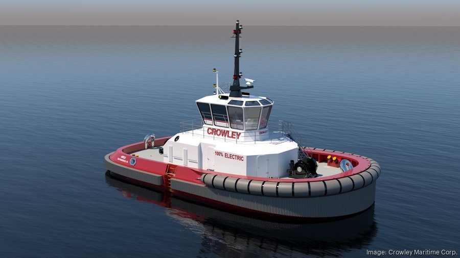 Crowley starts work on eWolf electric tugboat - Jacksonville Business ...