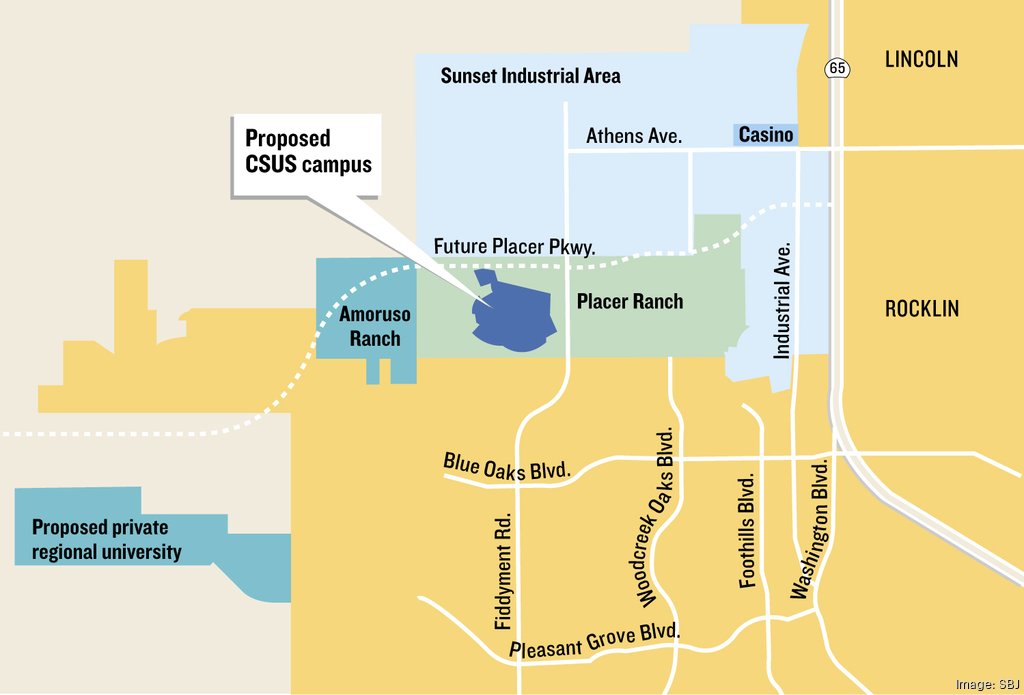 Sac State gifted land for planned Placer Ranch center - Sacramento ...