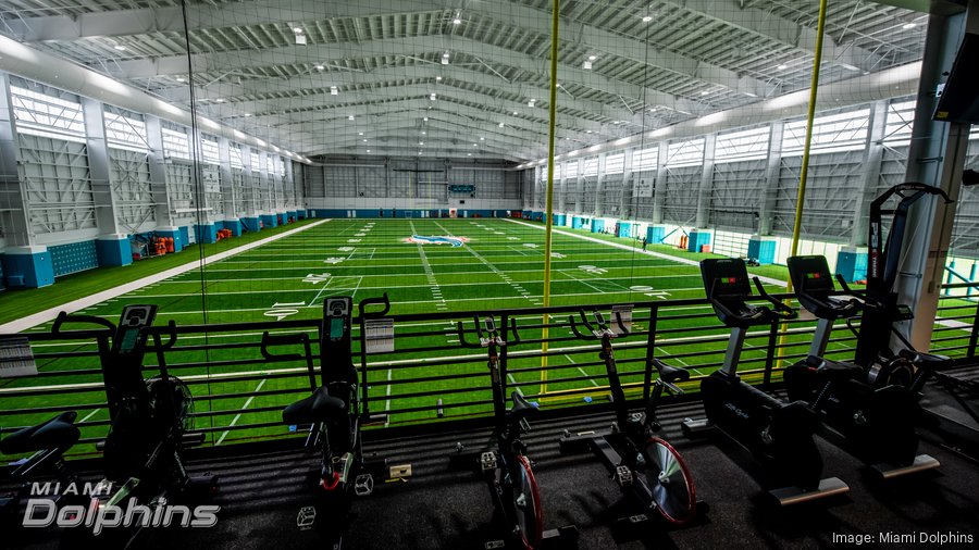 Miami Dolphins' new $135M Baptist Health Training Complex completed ...