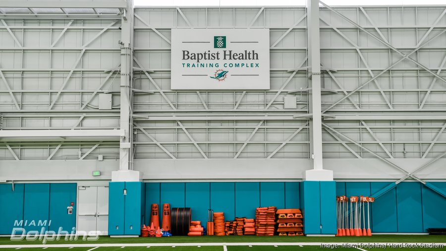 Miami Dolphins' new $135M Baptist Health Training Complex completed ...