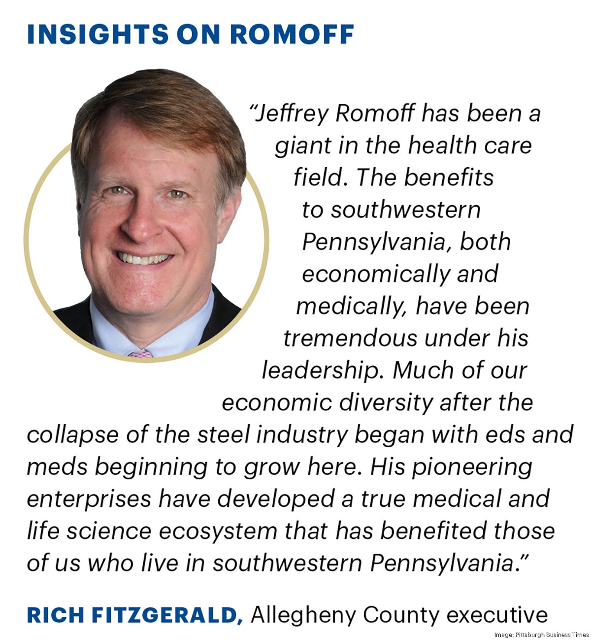 Jeffrey Romoff: The man behind the curtain - Pittsburgh Business Times