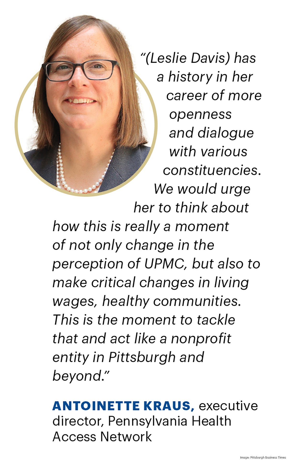 Who is UPMC’s new CEO, Leslie Davis? - Pittsburgh Business Times