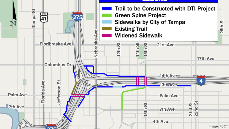 Tampa's Downtown Interchange project includes plans for pedestrians and ...