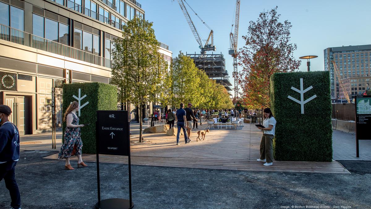 First look: Stroll through the Seaport’s newest green space - Boston ...
