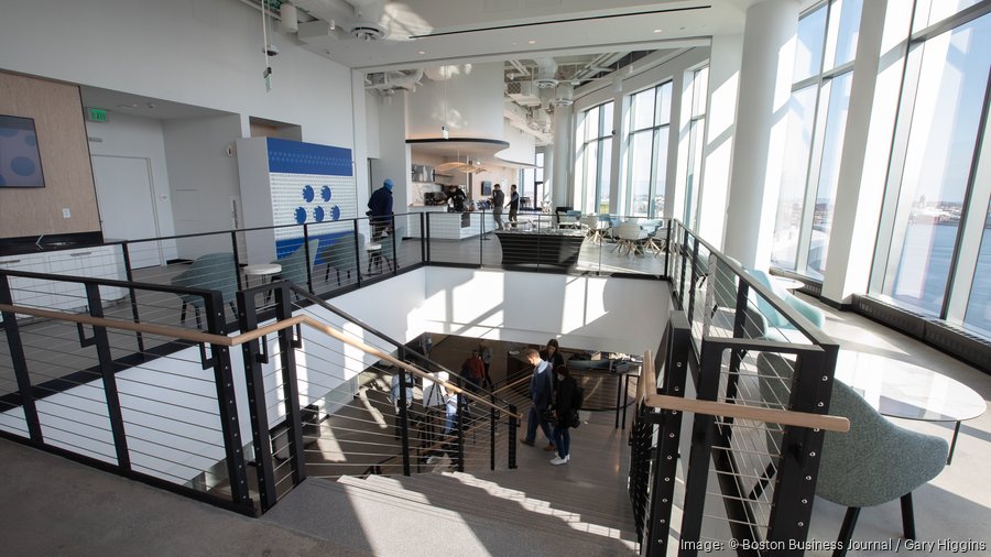 Massmutual Office Building Hallway Map Of Innovation Glass Curtain