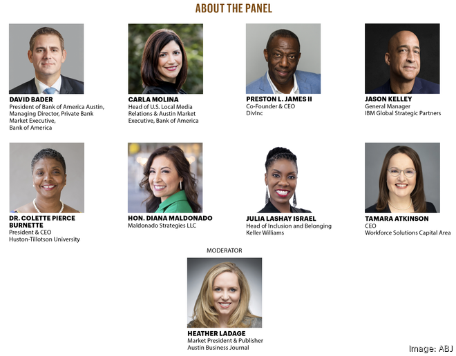 Austin luminaries extol benefits of DEI efforts - Austin Business Journal