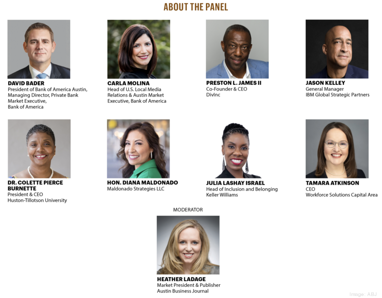 Austin luminaries extol benefits of DEI efforts - Austin Business Journal