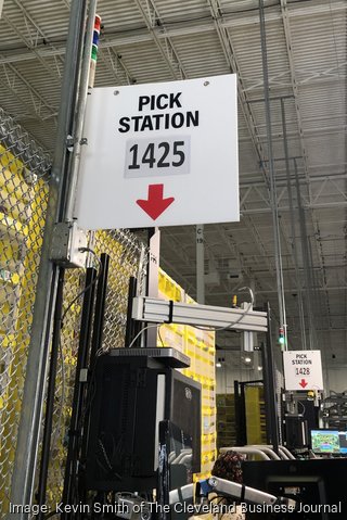 Inside Amazon’s new same-day facility in Middleburg Heights, Ohio ...