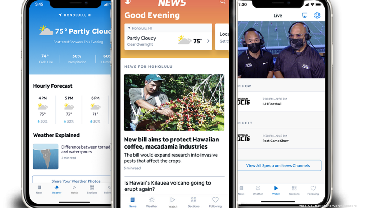 Spectrum launches local news app in expansion from cable, internet ...