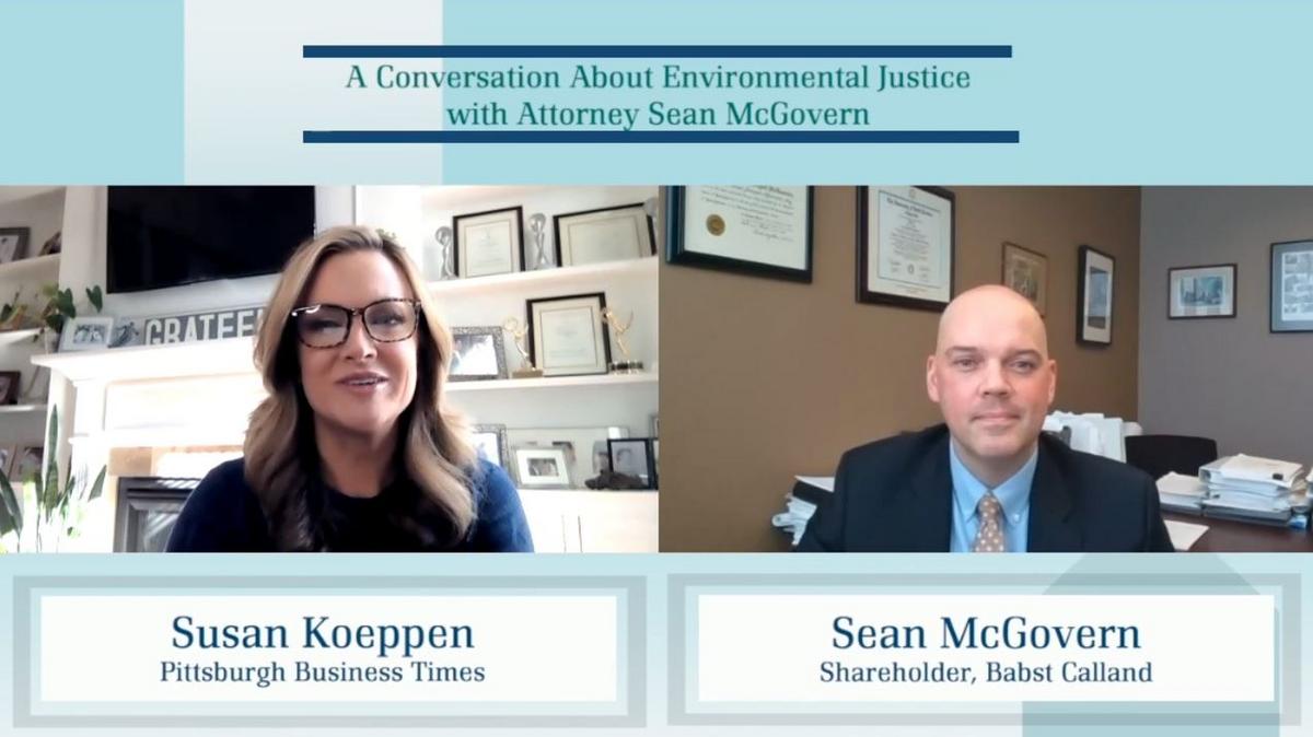 A conversation about environmental justice with Attorney Sean McGovern ...