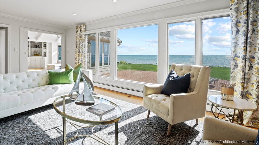 Picturesque Fox Point home with boat launch on Lake Michigan listed at ...