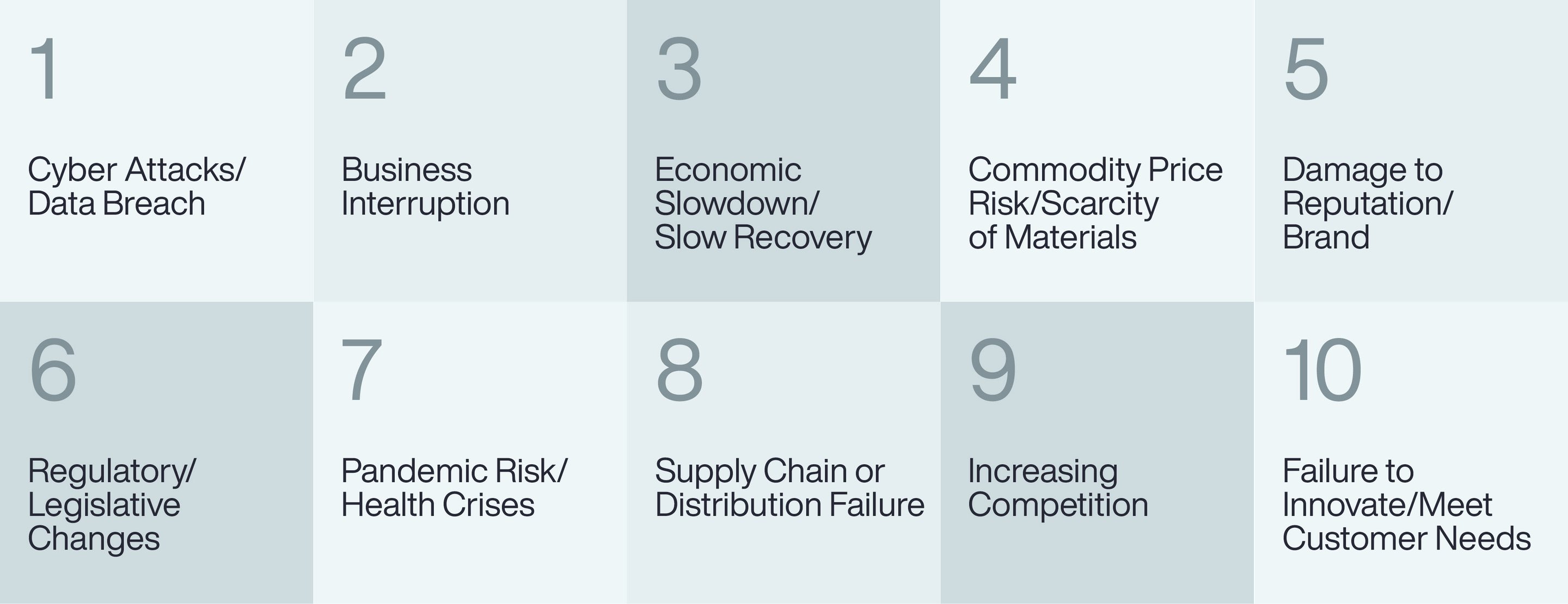 2021’s top 10 risks: The pandemic shines a spotlight on interconnected ...