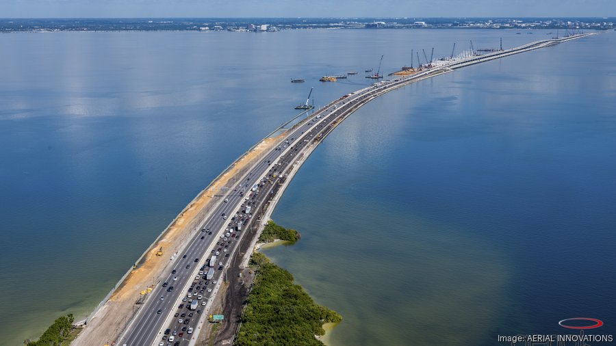 Howard Frankland Bridge construction heads into 2022 - Tampa Bay ...