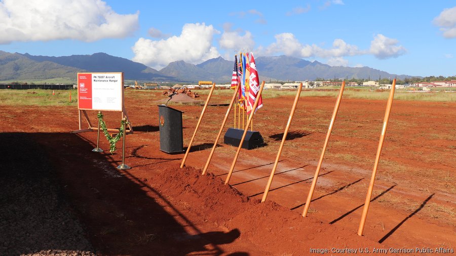 U.S. Army breaks ground on new hangar at Wheeler Army Airfield ...