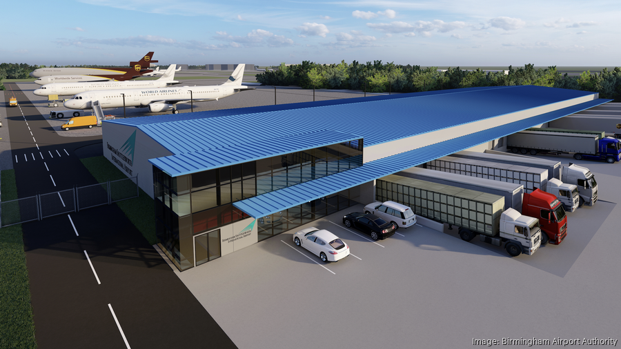 Birmingham-Shuttlesworth International Airport building air cargo ...