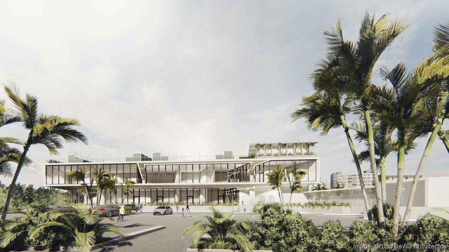 Developer proposes office/retail building with rooftop tennis in Key ...