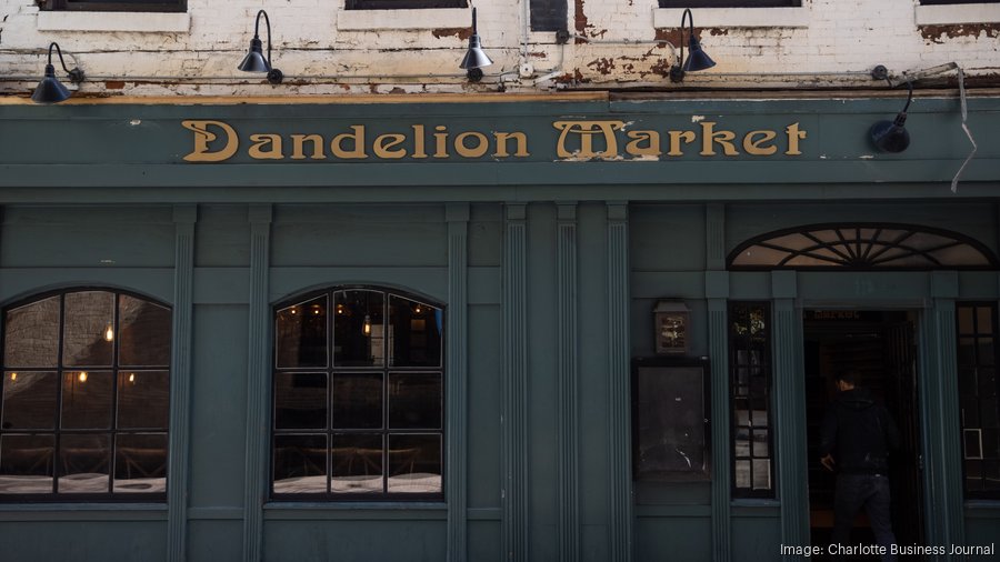 Dandelion Market to close uptown restaurant, bar - Charlotte Business ...