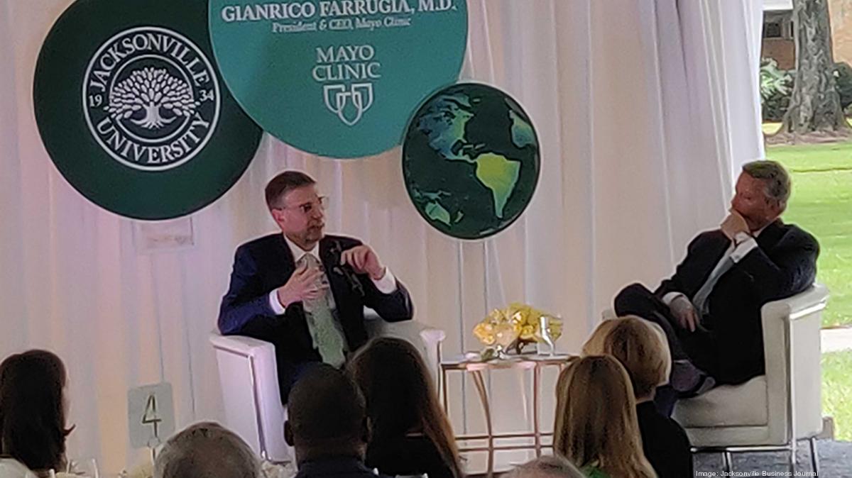 In visit to Jacksonville University, Mayo CEO Gianrico Farrugia lays ...