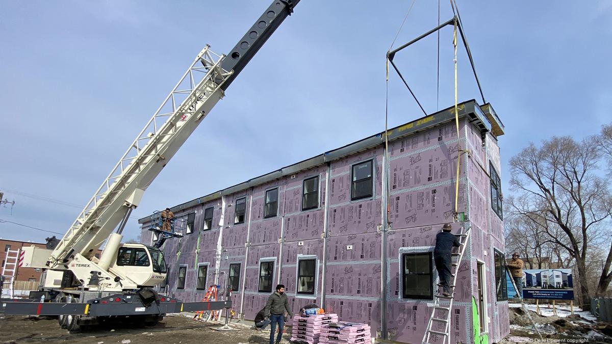 Chicago affordable townhome project using modular construction ...