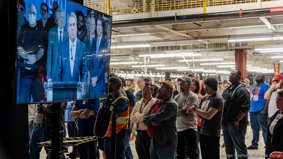 GM Cadillac Lyriq EV kickoff gives rare peek into enormous Spring Hill ...