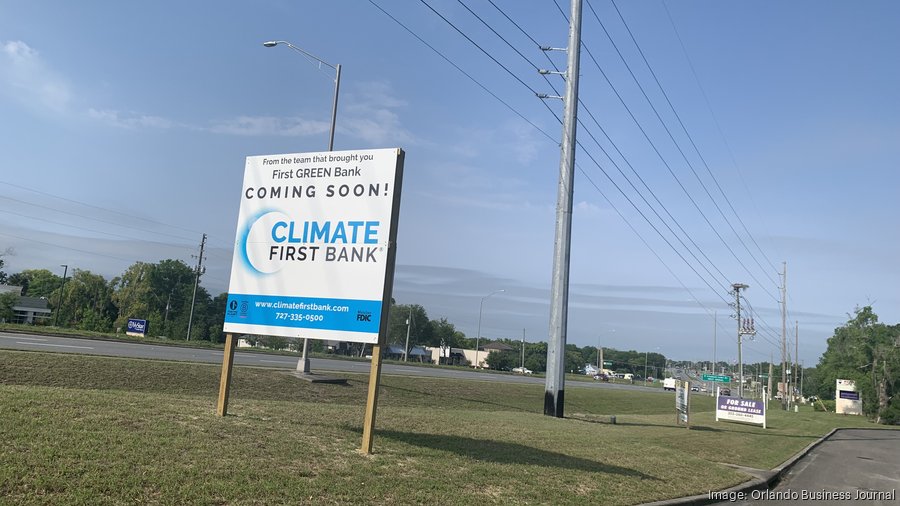 Climate First Bank plans second Orlando area branch - Orlando Business ...