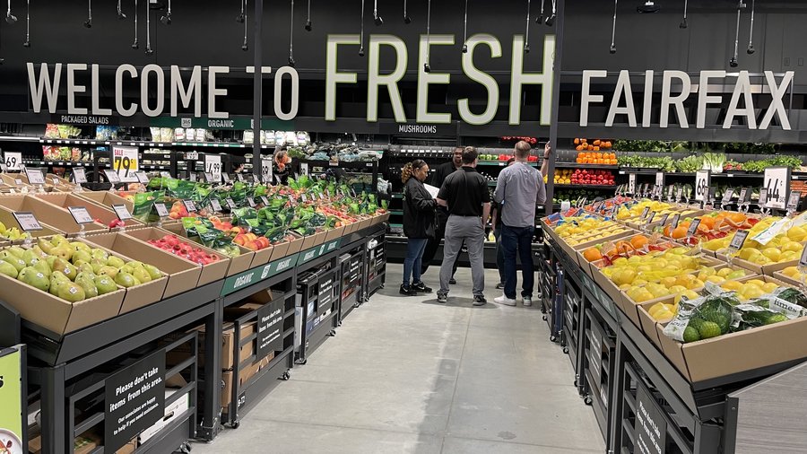 New Amazon Fresh in Fairfax opens with Just Walk Out technology ...