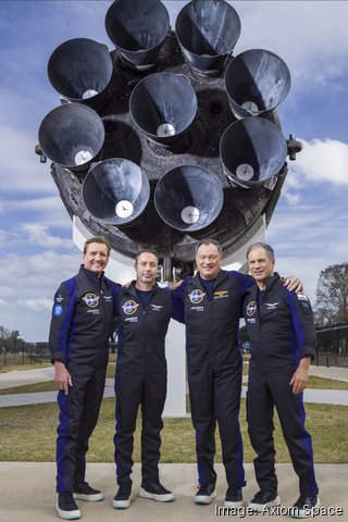 Houston's Axiom Space launches first all-private mission to ISS - Houston Business Journal