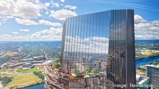 Austin's tallest building, Waterline, gets grand reveal: Tower rising ...