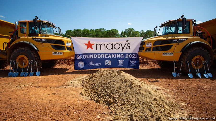 Macy's breaks ground on Rowan County fulfillment center - Charlotte ...