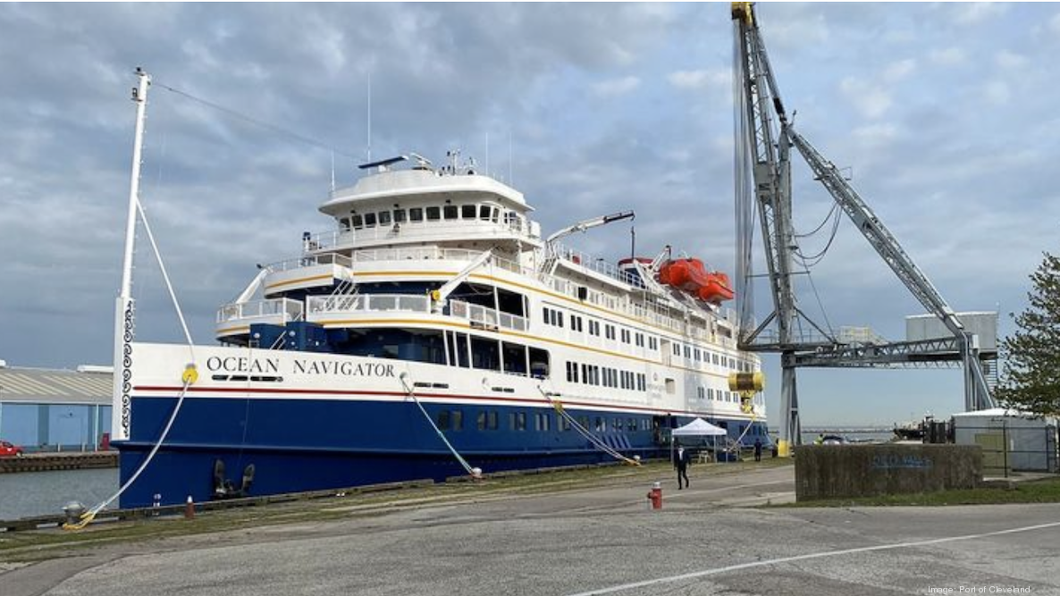 Port of Cleveland sees first passenger ship since Covid began ...