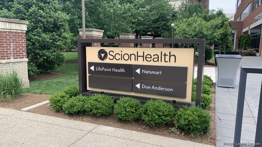 Downtown Louisville HQ gets new ScionHealth signage following ...