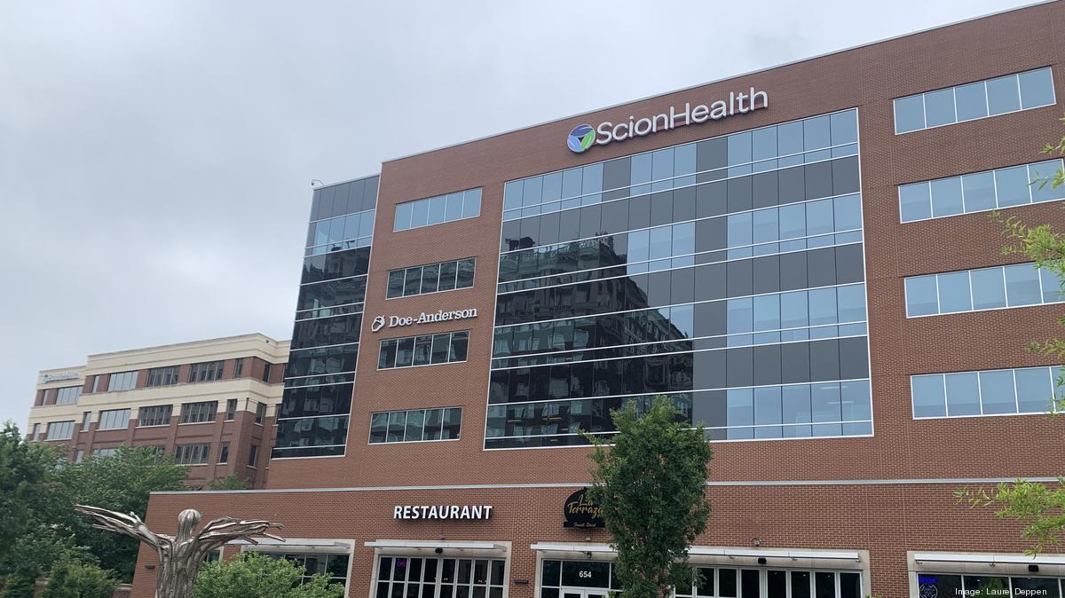 Downtown Louisville HQ gets new ScionHealth signage following ...