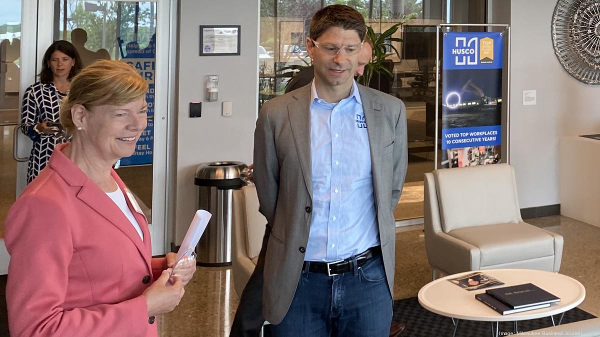 Husco CEO Austin Ramirez meets with Sen. Tammy Baldwin on supply chain ...