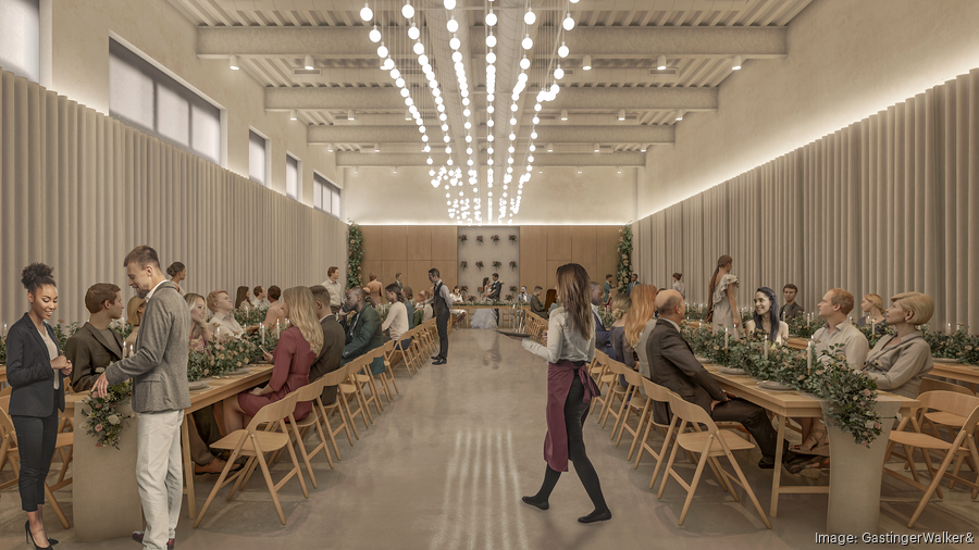 Strang Hall owners get to work on event space next door to food hall ...