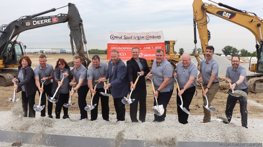 Ryerson breaks ground on Central Steel & Wire subsidiary HQ - Chicago ...
