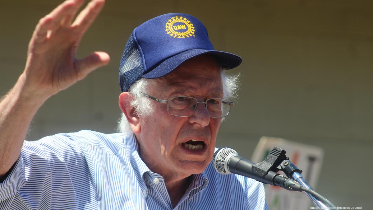 U.S. Sen. Bernie Sanders visits Racine to support striking UAW members ...