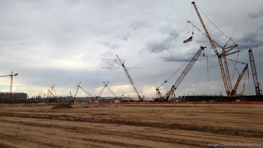 Mega fabs and mega cranes: A look at Intel's construction - Columbus ...