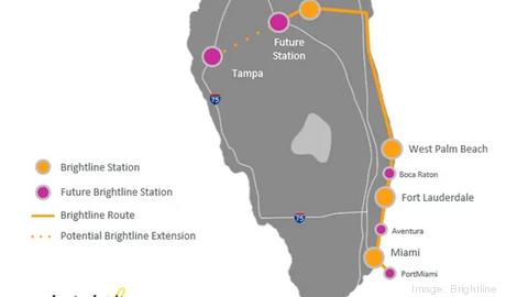 Brightline proposes potential Florida station spots - Tampa Bay ...