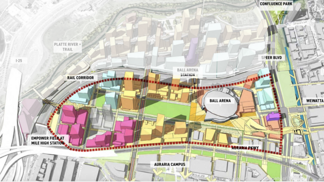 Kroenke details redevelopment plans for Ball Arena area - Denver ...