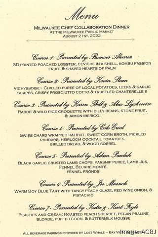 Seven area chefs, including Adam Pawlak, come together for seven-course ...