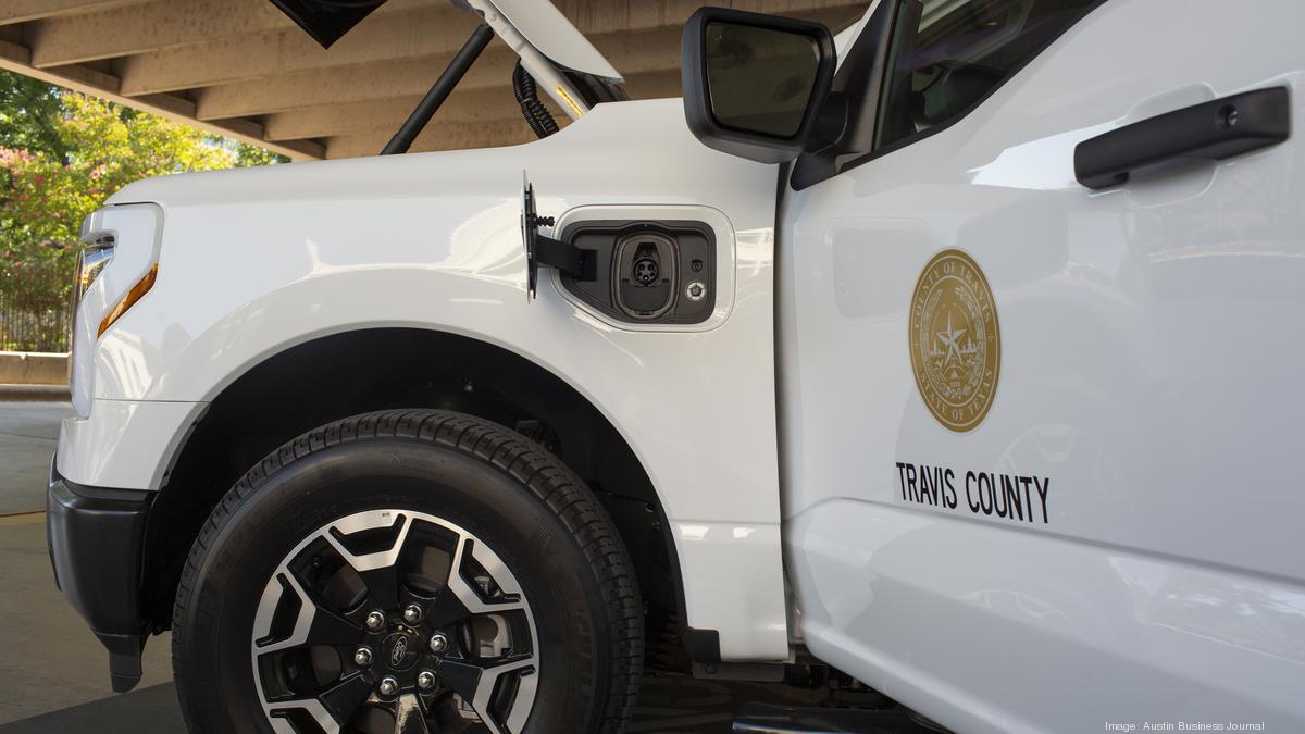 Photos: See new F-150 Lightning bought by Travis County - Austin ...